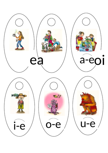 Read Write Inc Special Friend lanyard fan | Teaching Resources