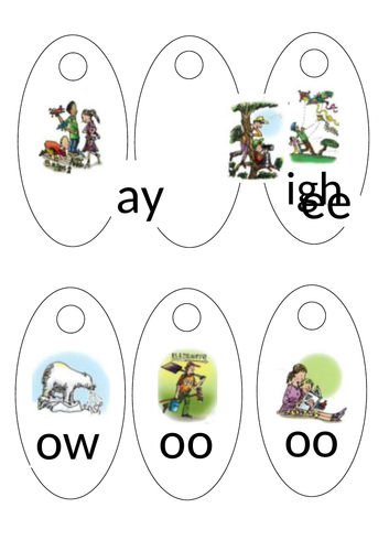 Read Write Inc Special Friend lanyard fan | Teaching Resources