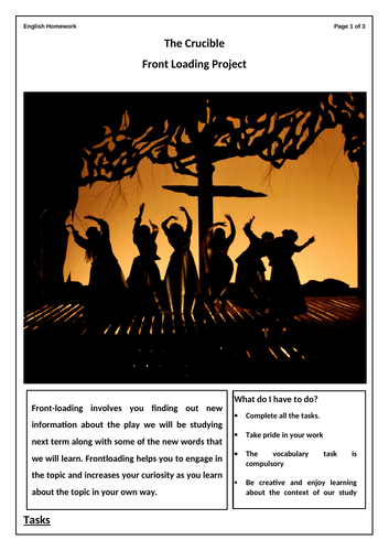 The Crucible Poster Project