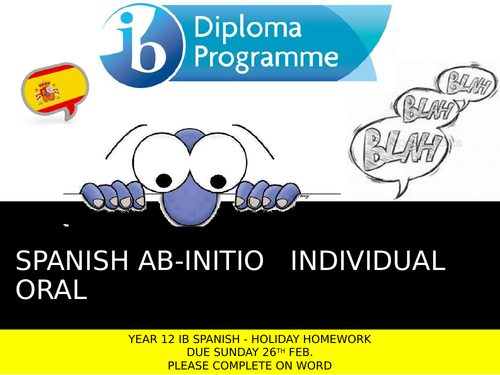FAMILY AND RELATIONSHIPS: IB SPANISH AB INITIO BUNDLE | Teaching Resources