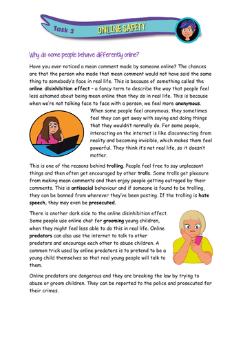 Online Safety KS2 PSHE | Teaching Resources