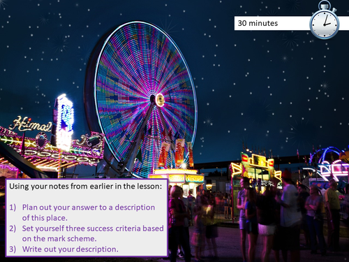 Edexcel Descriptive Writing | Teaching Resources