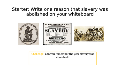 Slavery - Bundle of 5 lessons | Teaching Resources