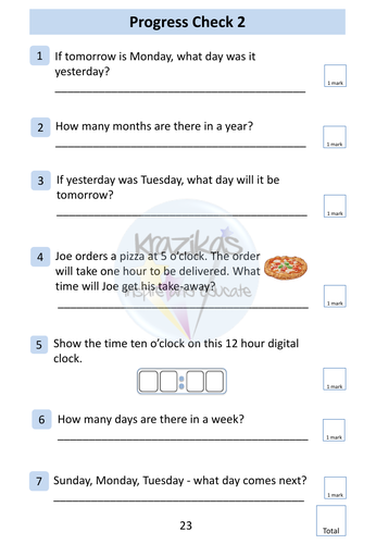 Functional Skills Maths - Entry Level 1 - Time | Teaching Resources