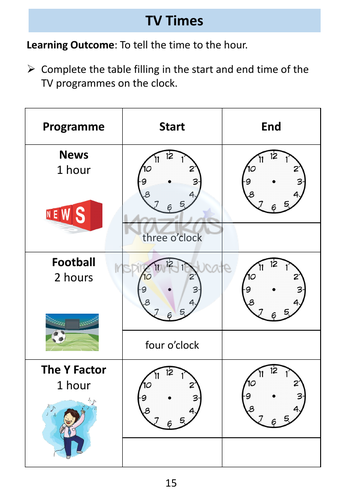 Functional Skills Maths - Entry Level 1 - Time | Teaching Resources