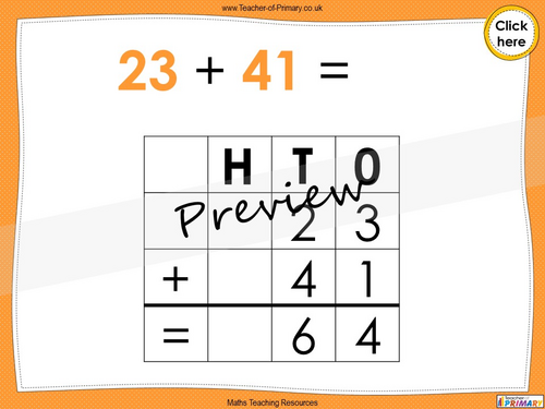 Column Addition 1 - Year 3 | Teaching Resources