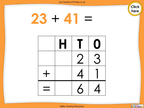Column Addition 1 - Year 3 | Teaching Resources
