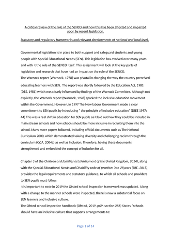 NASENCO Assignment 1 | Teaching Resources