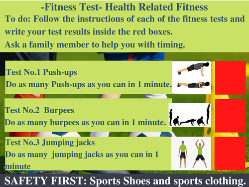 Fitness Test | Teaching Resources