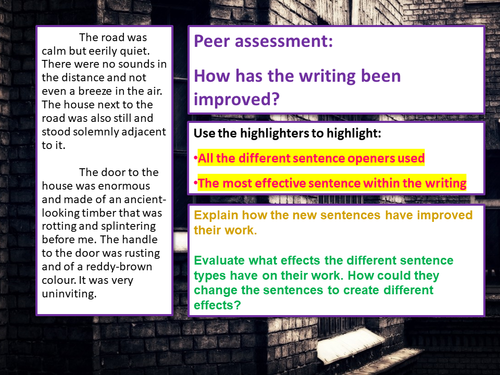 Edexcel Sentence Openers | Teaching Resources
