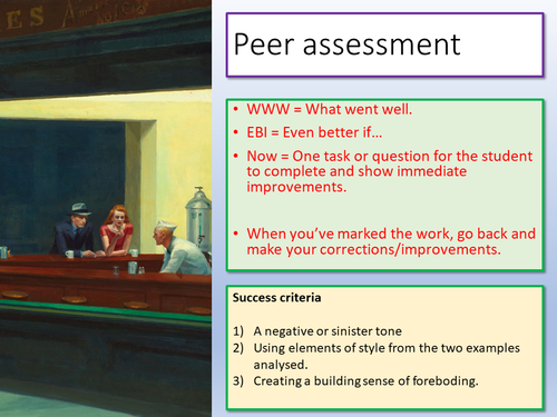 Edexcel Creative Writing Examples | Teaching Resources