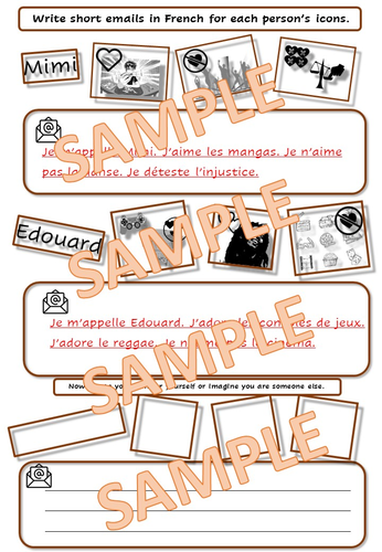 French Personal Information (Studio 1, Unit 1) | Teaching Resources