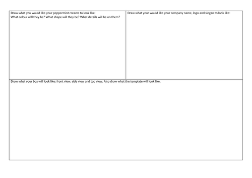 Peppermint Cream Packaging and Logo Design | Teaching Resources