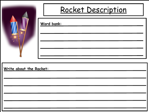 Fireworks Night Descriptive Writing | Teaching Resources