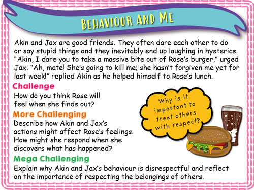 Behaviour and Respect PSHE | Teaching Resources