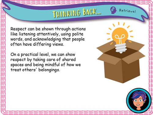 Behaviour and Respect PSHE | Teaching Resources