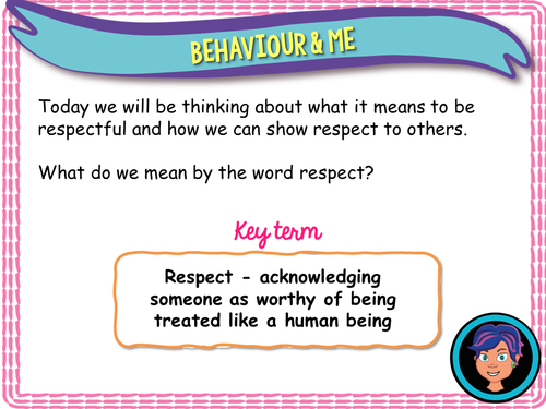 Behaviour and Respect PSHE | Teaching Resources