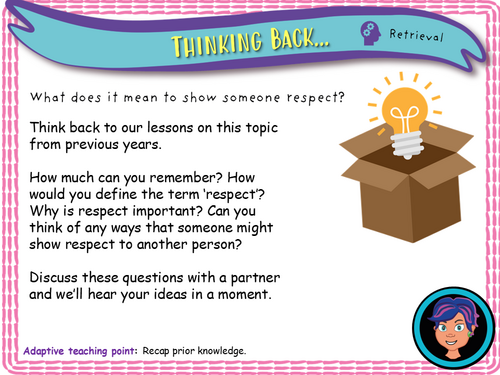 Behaviour and Respect PSHE | Teaching Resources