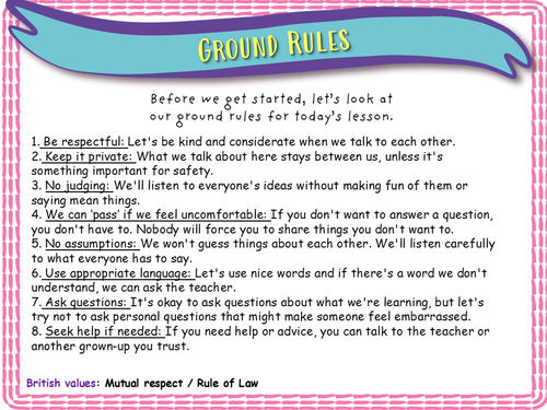 Behaviour and Respect PSHE | Teaching Resources