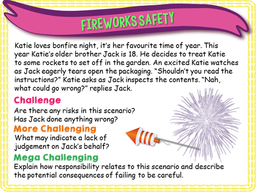 Bonfire + Fireworks Safety | Teaching Resources