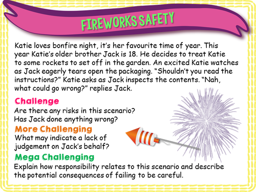 Bonfire + Fireworks Safety | Teaching Resources