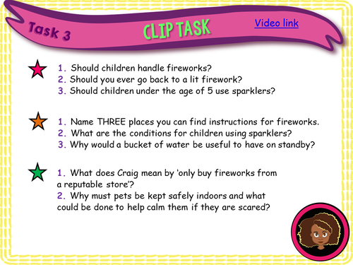 Bonfire + Fireworks Safety | Teaching Resources