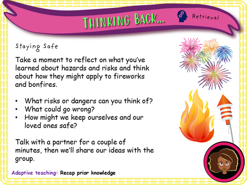 Bonfire + Fireworks Safety | Teaching Resources