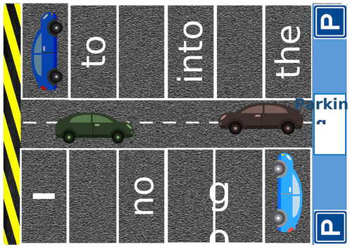 phase 2 tricky word parking | Teaching Resources