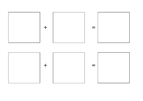 Addition templates | Teaching Resources