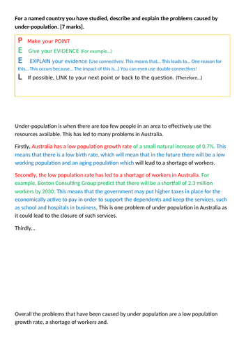 IGCSE Population Full Lessons | Teaching Resources