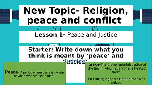Lessons 1-5 Of the AQA GCSE Religion, Peace and Conflict SOW | Teaching ...