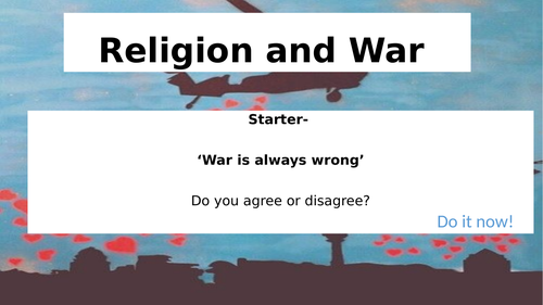 Lessons 1-5 Of the AQA GCSE Religion, Peace and Conflict SOW | Teaching ...
