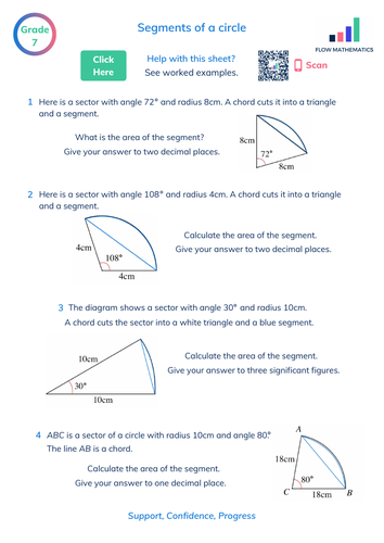 Segments of a circle | Teaching Resources