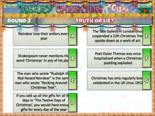 Mega Primary Christmas Quiz | Teaching Resources