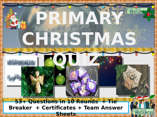 Mega Primary Christmas Quiz | Teaching Resources