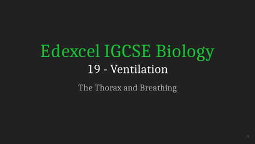 Edexcel IGCSE Biology Presentations Chapter 3 - Movement of Substances ...