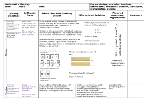 Year 6 Maths Planning (based on White Rose) | Teaching Resources