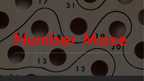 Number Maze | Teaching Resources