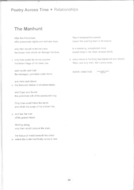 Unseen poetry analysis lessons for GCSE | Teaching Resources