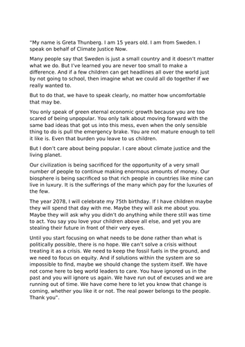 Greta Thunberg Non-Fiction Analysis and Writing | Teaching Resources