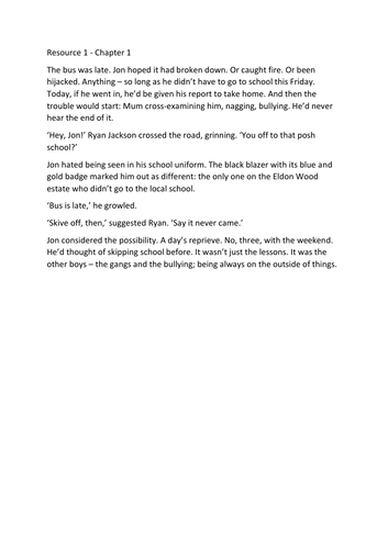 Key Stage 3 English: Reading Between the Lines Teaching Unit | Teaching ...