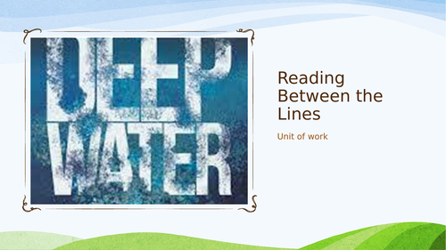 Key Stage 3 English: Reading Between the Lines Teaching Unit | Teaching ...