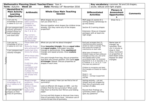 Year 4 Maths Planning | Teaching Resources Year 4 Maths Planning | Teaching Resources