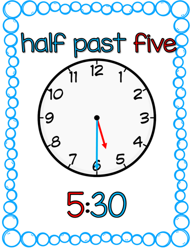 Telling Time Made Easy: 16 Clock Posters (Digital & Analogue) O'clock ...