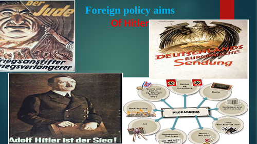 Foreign Policy Aim of Hitler and the Nazis | Teaching Resources