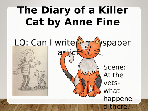 The Diary of a Killer Cat- Planning and Writing a Newspaper Article ...
