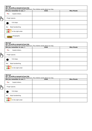 Marking and Self Assessment | Teaching Resources