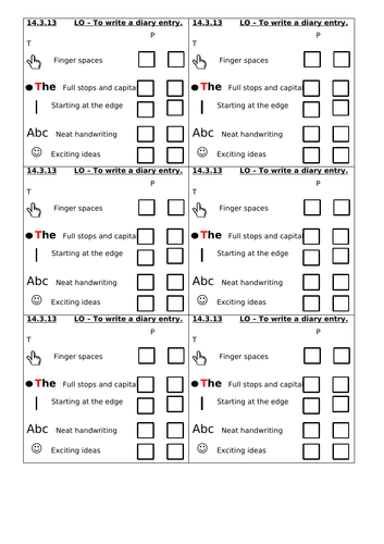 Marking and Self Assessment | Teaching Resources