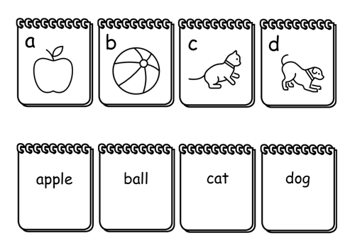 Alphabet Note Pads | Teaching Resources