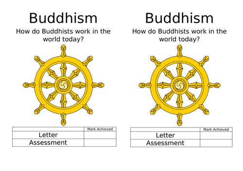 Lesson 1 of 6- Buddhism and its involvement in the world | Teaching ...